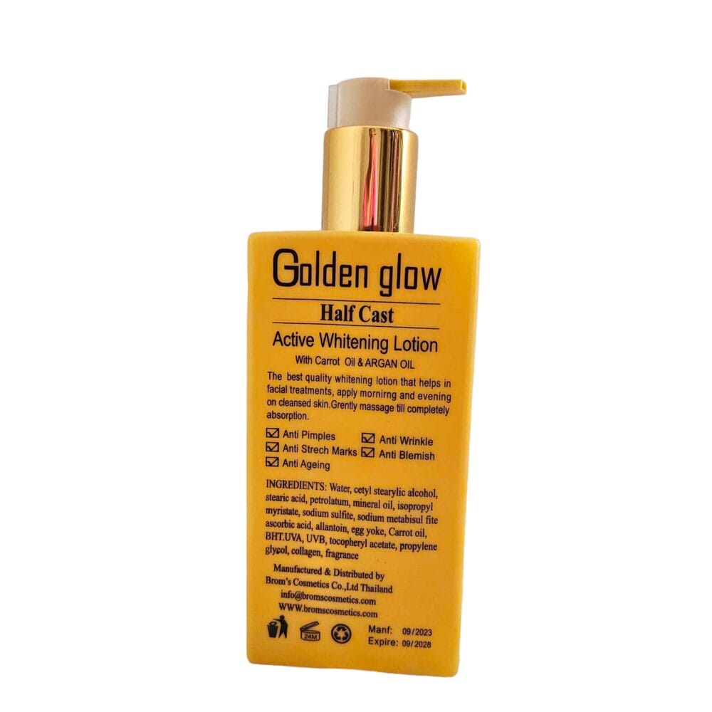 Golden Glow Intensive Half Cast Body Lotion 500ml spf55 - Classy Beauty ...